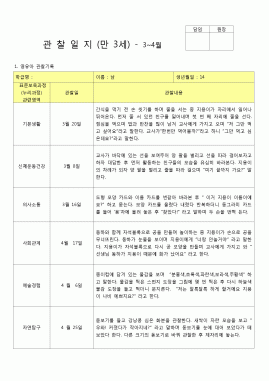 만3세관찰일지(3~4월 2018년통합지표 16명)-1페이지