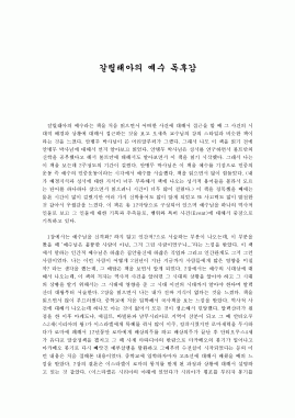 [독후감] 갈릴래아의 예수-1페이지