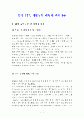 한미 FTA 재협상의 배경과 주요내용-1페이지