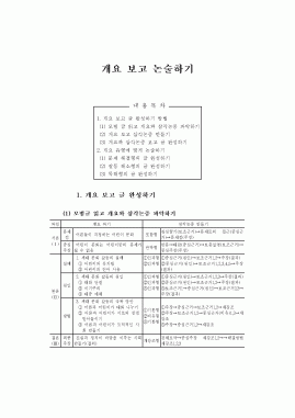 개요 보고 논술하기-1페이지