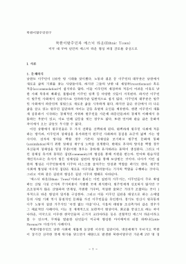 [북한이탈주민연구] 북한이탈주민과 에스닉 타운(Ethnic Town) - 미국 내 쿠바 난민의 에스닉 타운 형성 과정 검토를 중심으로-1페이지