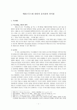 에라스무스와 칼빈의 유사점과 차이점-1페이지