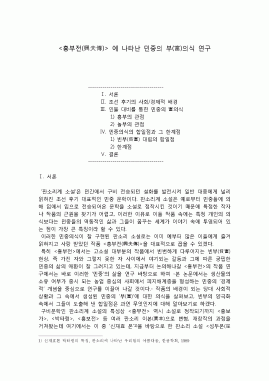 흥부전(興夫傳)- 흥부전에 나타난 민중의 부(富)의식 연구-1페이지