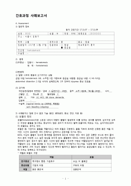 응급실 토혈 hematemesis case study-1페이지