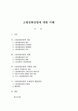 고령친화산업에 대한 이해-1페이지