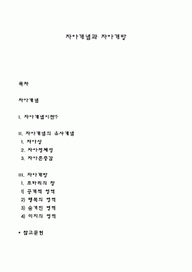 자아개념과 자아개방-1페이지