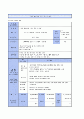 [사업제안서] 무지개 세상에서 우리의 꿈을 키워요-1페이지