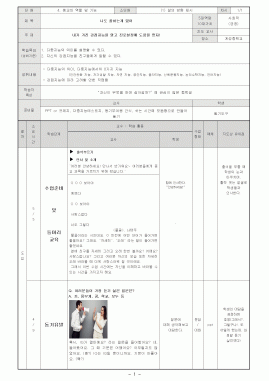 [교생실습보고서] 교안 - 강점지능 검사와 진로 설정-1페이지