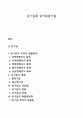 공기업과 공사공동기업-1페이지