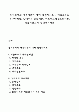 동기부여의 내용이론에 대해 설명하시오 - 매슬로우의 욕구단계설 알더퍼의 ERG이론 허츠버그의 2요인이론 맥클리랜드의 성취동기이론-1페이지