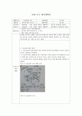 아동 유아 교재·교구 제작계획안 - 안돼 내거야 - 유치원과 친구 - 만 5세 - 친구와 물건 나누기 - 대그룹-1페이지