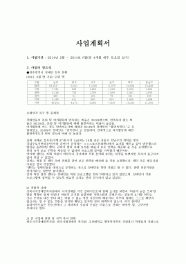 사업계획서 - 장애인 건강유지 - 맑은 정신 밝은 미래-1페이지