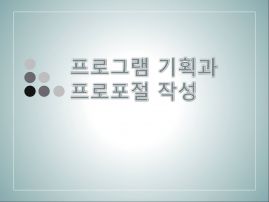 비영리-프로그램기획과 프로포절 작성-1페이지