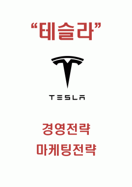 테슬라 Tesla 기업현황과 테슬라 경영마케팅전략 분석및 테슬라 향후방향과 나의의견정리-1페이지