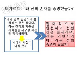 [사회과학] 데카르트신의 존재를 증명인과론적 증명존재론적 증명데카르트 철학데카르트의 순환-1페이지