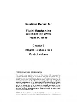 Fluid Mechanics-Frank M White Solution Ch3-1페이지