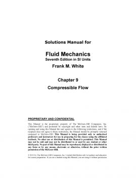 Fluid Mechanics-Frank M White Solution Ch9-1페이지