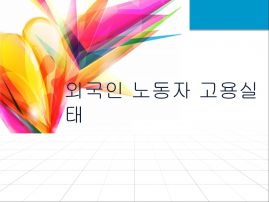 외국인 노동자불법체류불법체류자 문제불법 체류자 원인-1페이지