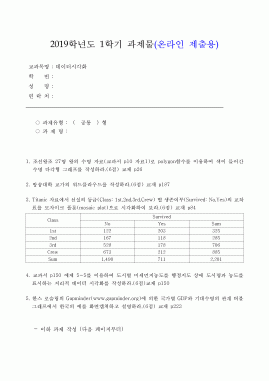 (30점 만점) 한국방송통신대학교 데이터시각화 중간과제-1페이지