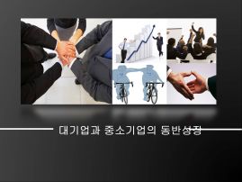 동반성장대기업과 중소기업중소기업 동반성장-1페이지