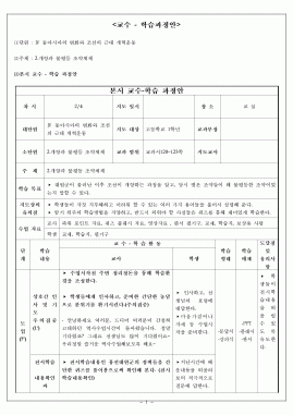 교수-학습과정안 - 동아시아의 변화와 조선의 근대 개혁운동 - 개항과 불평등 조약체제-1페이지