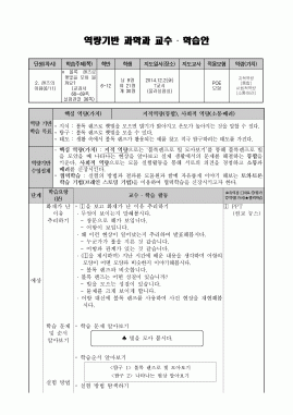 역량기반 과학과 교수  학습안 - 렌즈의 이용 - 6차시-1페이지