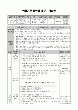 역량기반 과학과 교수  학습안 - 자석의 이름 - 6차시-1페이지