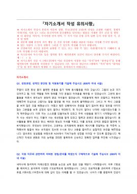 NDS 신입 경력 채용 자기소개서 + 면접질문모음-1페이지