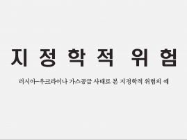 지정학적 위험,지정학적 리스크,러시아-우크라이나 사례-1페이지