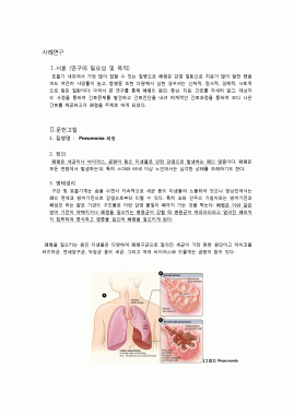 폐렴 케이스 스터디 pneumonia-1페이지