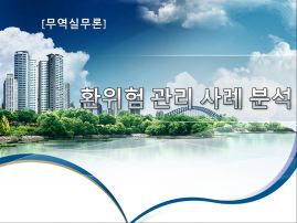 환위험 관리 사례 분석 레포트-1페이지