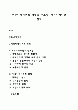 커뮤니케이션의 개념과 중요성 커뮤니케이션 원칙 레포트-1페이지