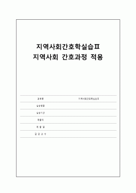 (A+받음) 지역사회간호학실습 경산시 case study-1페이지