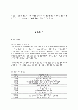 다양한 아동상담 기관 중, 1개 기관을 선택하고 그 기관에 대한 구체적인 설명과 더불어 가장 좋은 프로그램을 본인의 의견을 반영하여 서술하시오
-1페이지