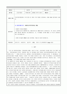 [건강가정론] 건강가정지원센터 프로그램 중 1개의 프로그램을 선정하여 이에 대해 평가하여 보세요-1페이지