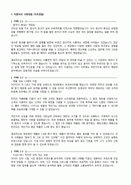 자기소개서 지원자의 사회경험 (직무경험) 예시 20종-1페이지