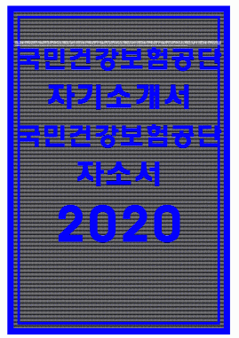 2020국민건강보험공단자소서자기소개서 국민건강보험공단자소서 국민건강보험공단 요양직 자기소개서 국민건강보험공단 자소서 국민건강보험공단자기소개서 국민건강보험공단 6급갑 자소서 건강보험공단자기소개서-1페이지