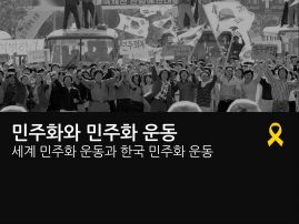 민주화,민주화 운동,세계 민주화 운동,한국 민주화 운동,민주화의 정의,현대 세계의 민주화,사회운동,사회변동,지그우니,시민사회운동-1페이지