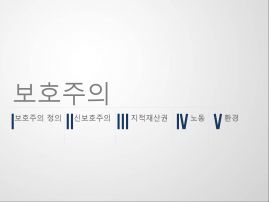 보호주의정의,신보호주의,지적재산권,노동,환경,보호주의,신보호주의대두,내국인교용보호주의,내국인고용우대정책-1페이지