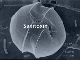 saxitoxin ppt-1페이지