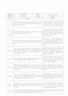 만 2세 학부모 상담 일지(영아)-1페이지