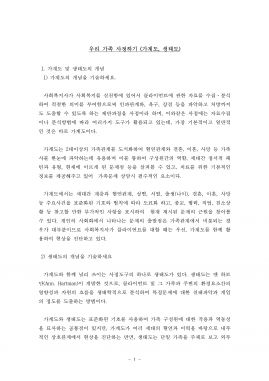 가계도와 생태도를 활용하여 우리가족 사정하기-1페이지