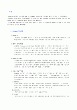 Rogers 의 생애 (로저스 소개 조사)-1페이지