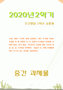 [2020 인간발달1공통] [행복한장의사 영화선정] 소설, 영화, 드라마 등에 등장하는 성인 후기에 속하는 인물을 한 명 선정한 뒤, 이 인물의 인간발달 특성(예: 신체적 발달, 성격 발달, 가족관계, 죽음에 대한 인식과 적응 등) 중 2가지를 선택하여  서술한 뒤, 전체 인생에서 성인 후기가 갖는 의미를 기술하시오.-1페이지