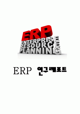 ERP 개념 구축방법과 ERP 도입 성공사례와 미래전망-1페이지