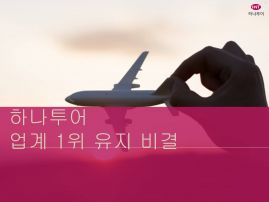 [사회과학] 하나투어 마케팅,하나투어 여행사,하나투어 산업분석,하나투어 마케팅사례-1페이지