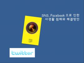 SNS, Facebook 으로 인한 사생활 침해와 해결방안,각 사례별 사생활 침해와 관련된 기술,사생활침해문제에대한해결방안-1페이지