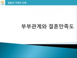 부부관계,결혼,결혼만족도,결혼만족도,결혼만족도와 부부갈등,부부관계유형-1페이지