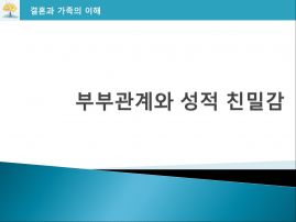 부부관계와 성적 친밀감,성기능 장애,성적 적응,결혼만족도,결혼유형별 성행동,성 반응,성기능-1페이지