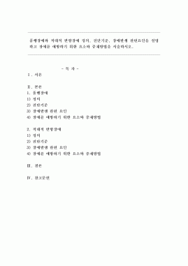 품행장애와 적대적 반항장애 정의, 진단기준, 장애발생 관련요인을 설명하고 장애를 예방하기 위한 요소와 중재방법을 서술하시오.-1페이지